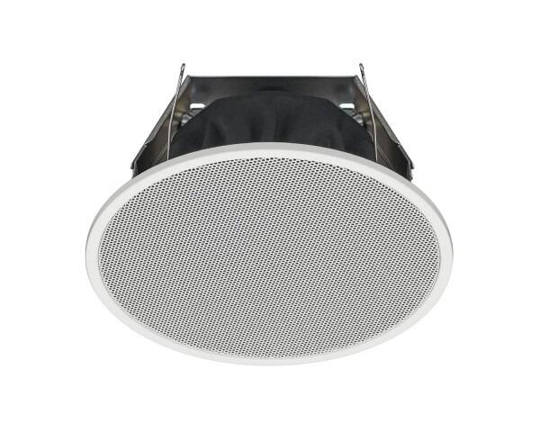 TOA PC-1860S Ceiling Speaker, 6W (100v), 5", 80 - 20KHz, Pure White ...