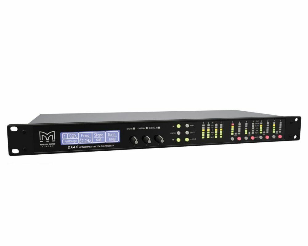 Martin Audio DX4.0, 4input, 8output Networked Loudspeaker Management System
