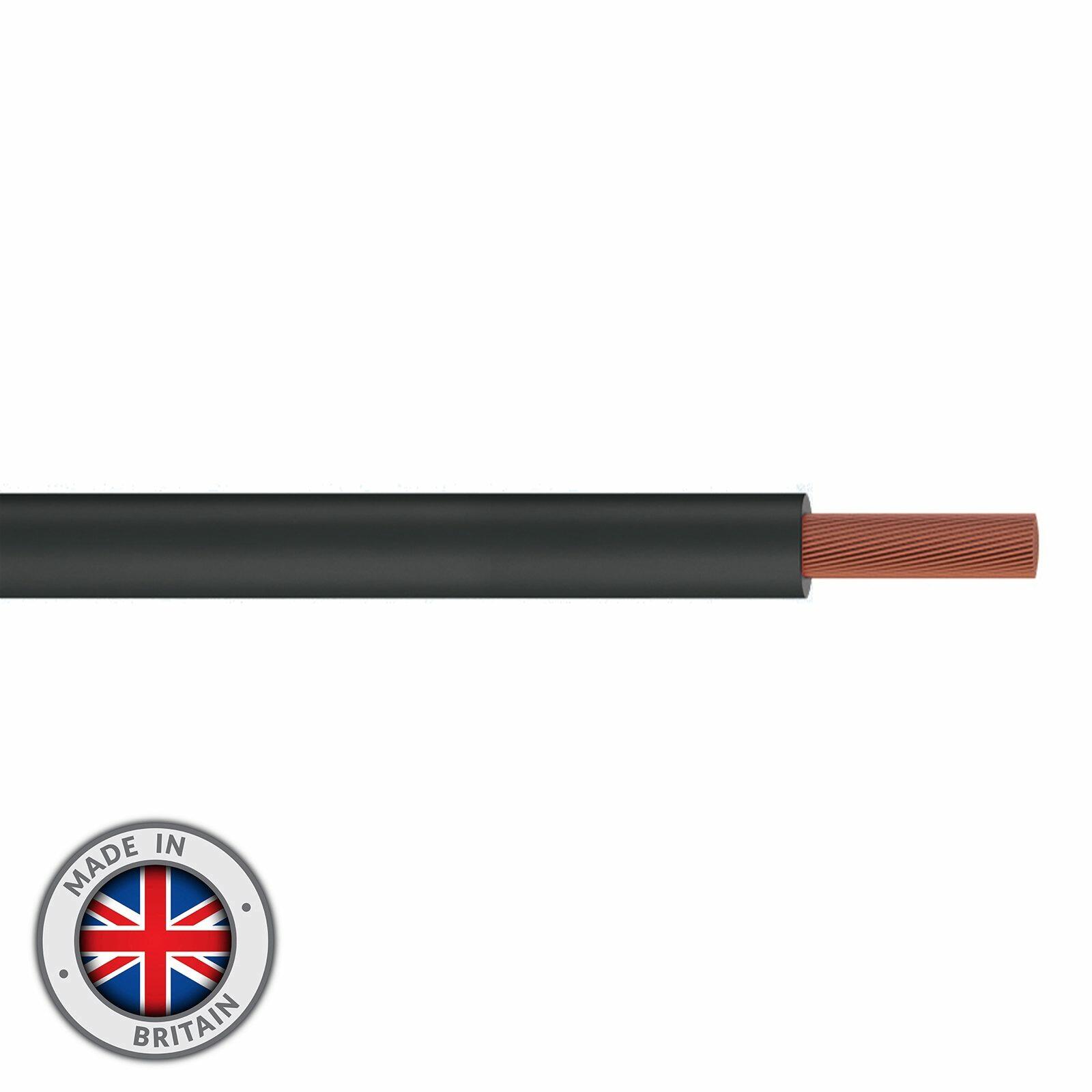 Elumen8 Tri-Rated Switchgear Wire 6mm 100m Black