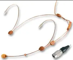 Headset Condenser Microphone with HRS 4 Pin Plug for Audio Technica