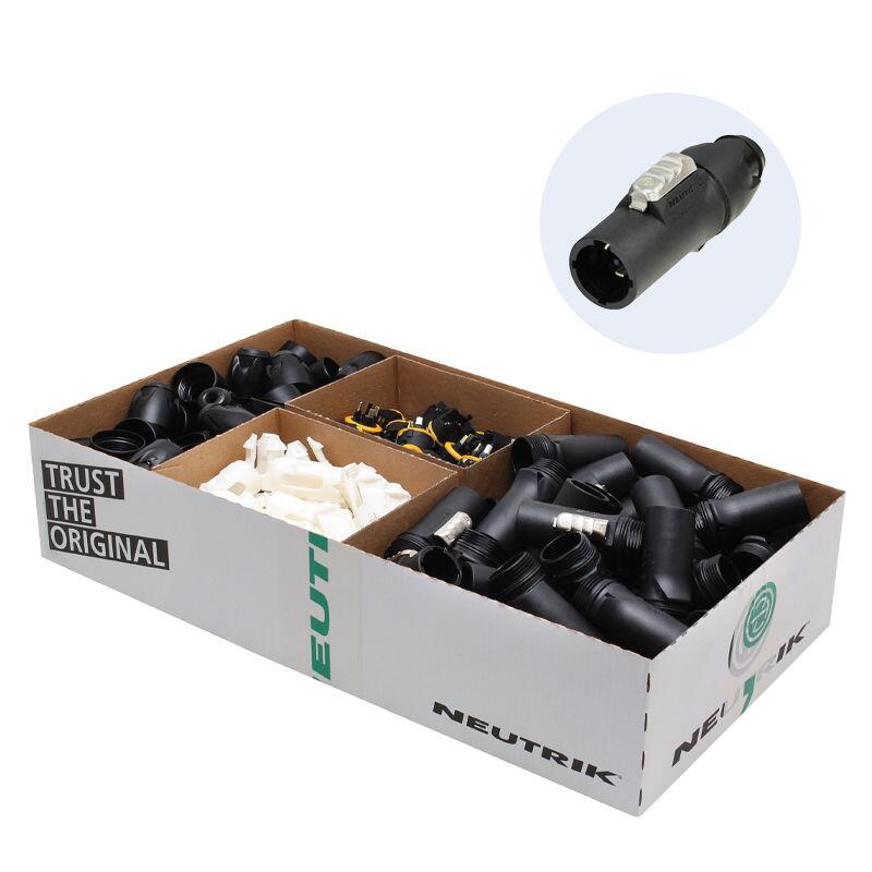 Neutrik powerCON TRUE1 Connector NAC3MX-W-TOP-D (Pack of 50)