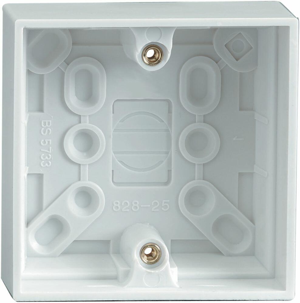 Eagle Single Gang Surface Box Mounting Depth 30mm, E341DB