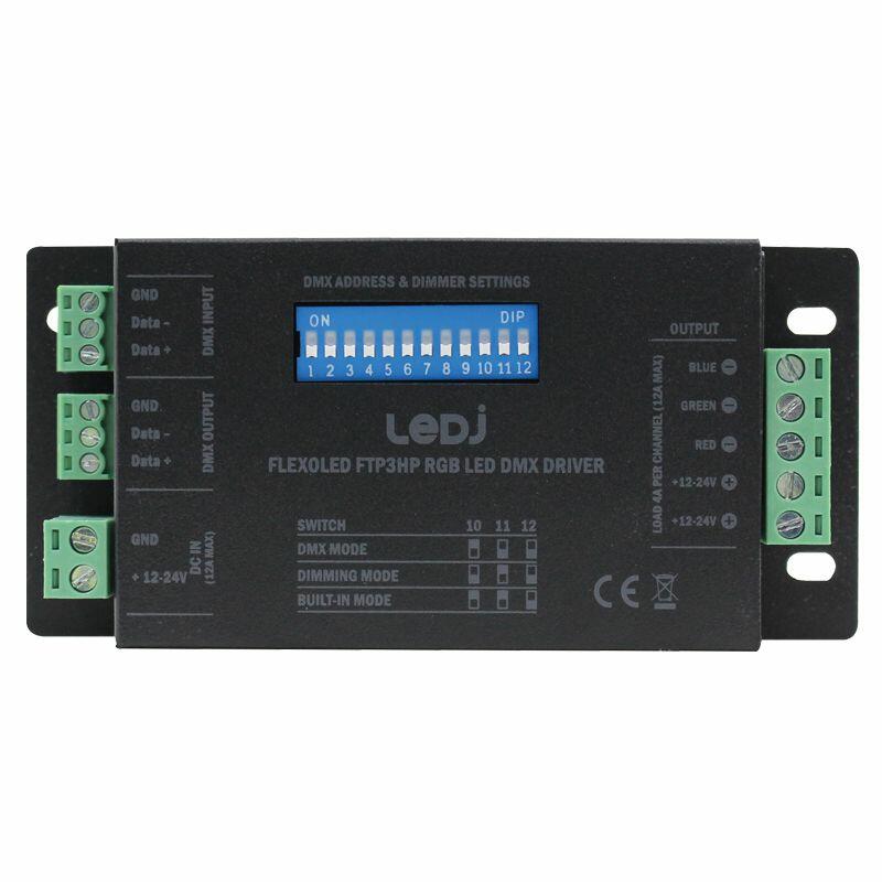 LEDJ Flexoled FTP3HP RGB LED DMX Driver, FLEX30