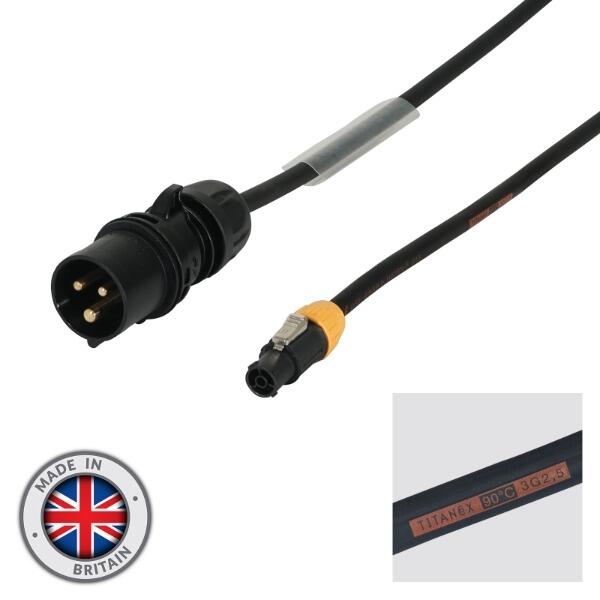 eLumen8 5m 2.5mm H07RN-F 16A IP44 Male - PowerTwist TR1 IP65 Lead ...