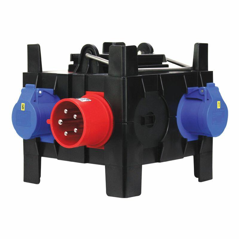 eLumen8 Power Distribution Box, 32A, 415V In, 6 x 16A Out (9030184K)