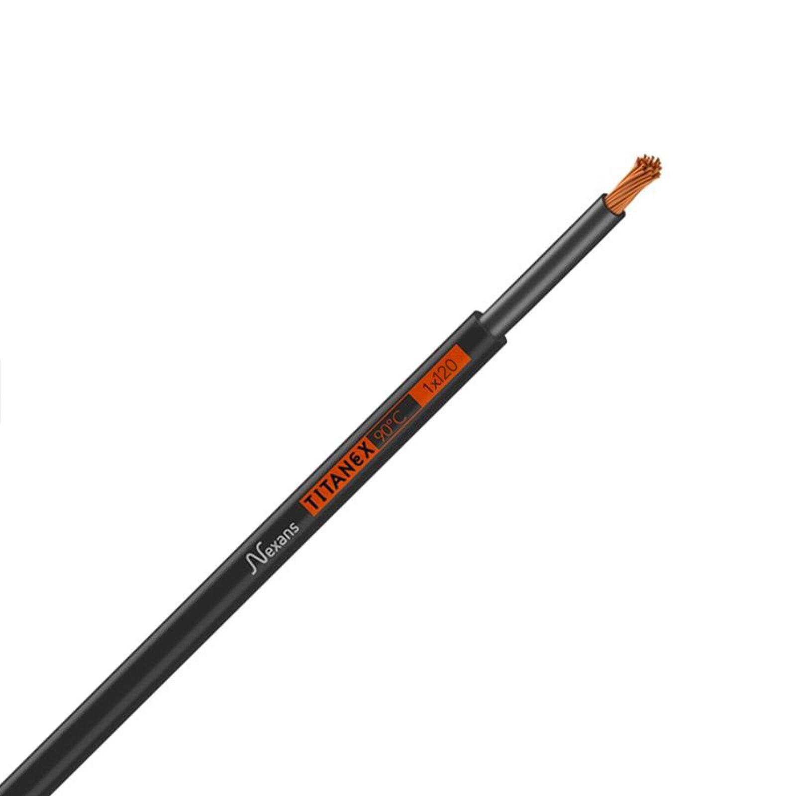 Titanex H07-RNF 25mm 1 Core Rubber Cable 100m
