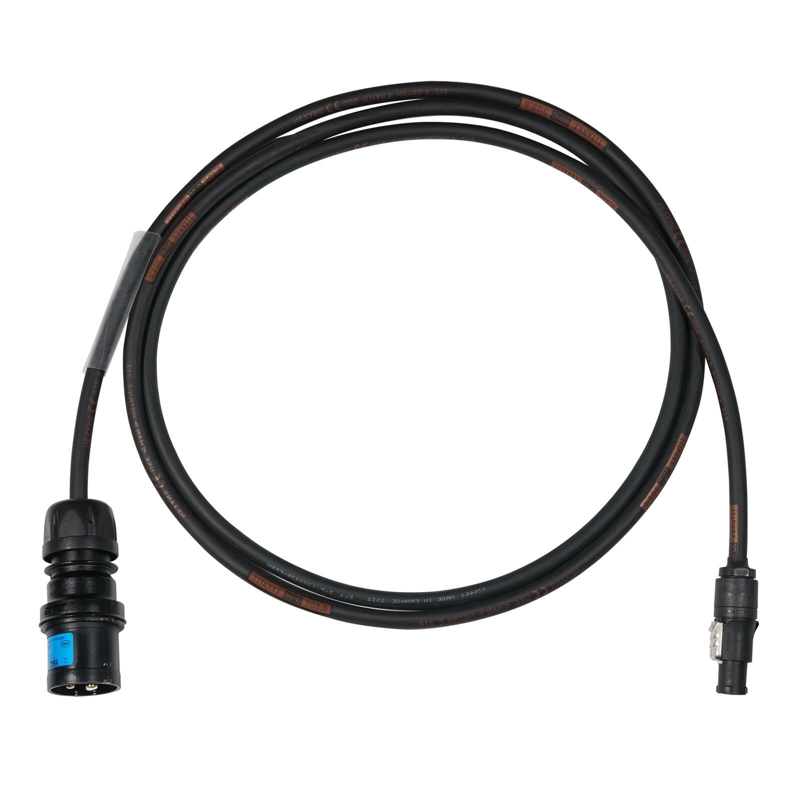 eLumen8 3m 2.5mm 16A Male - PowerCON TRUE1 TOP Lead - Stagegear
