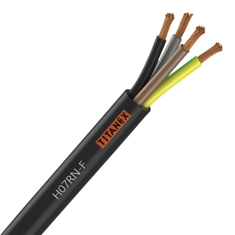 Titanex H07-RNF 2.5mm 4 Core Rubber Cable - 500 Metres