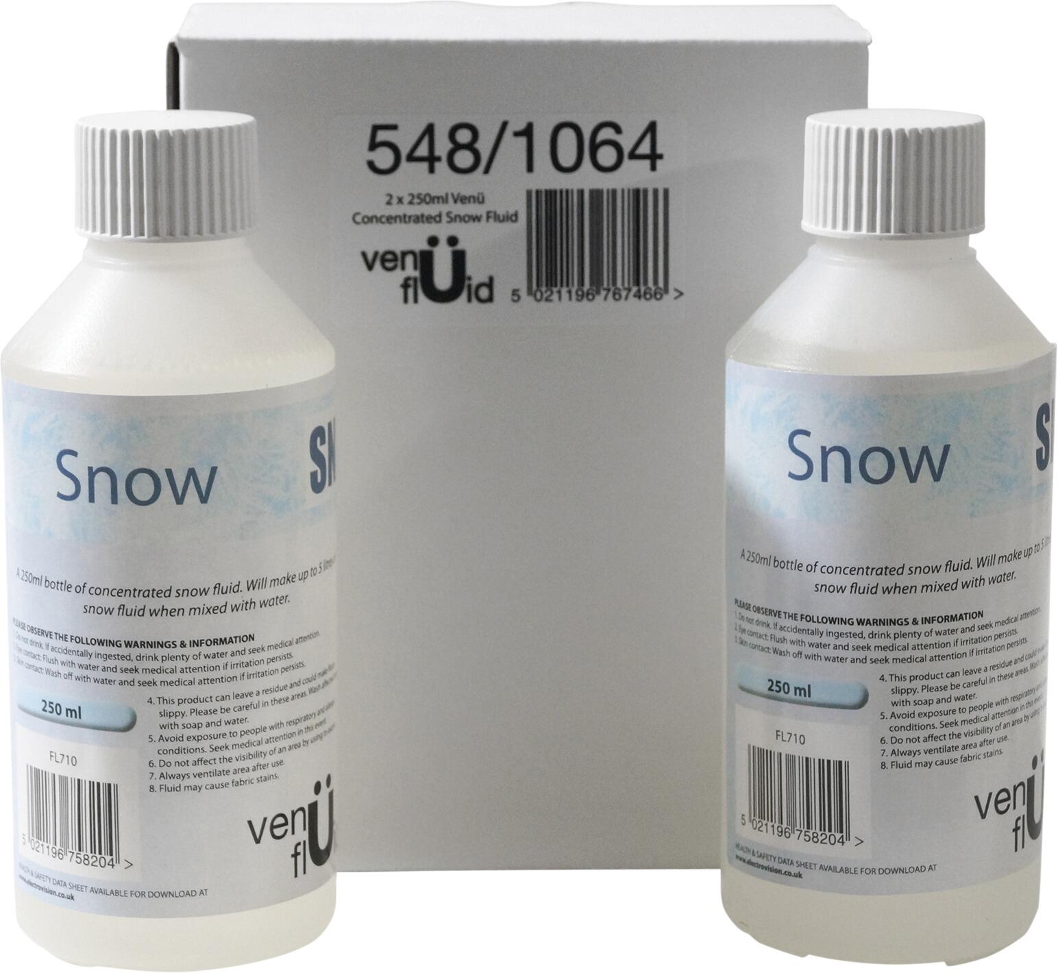 Venu Snow Fluid 250ml Concentrated, 2 bottles