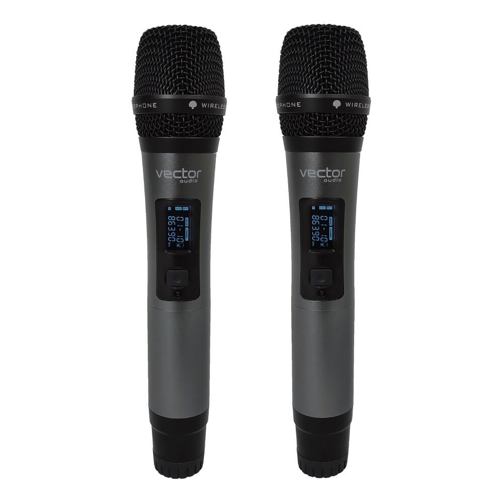 Vector Audio RM-502 Twin Handheld Radio Microphone System