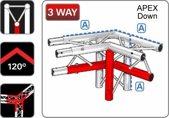 Trilite 1TRJ3120 Triangular Truss Junction