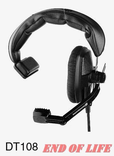 Beyerdynamic DT 108, 50ohm, Headset with Mic - Black