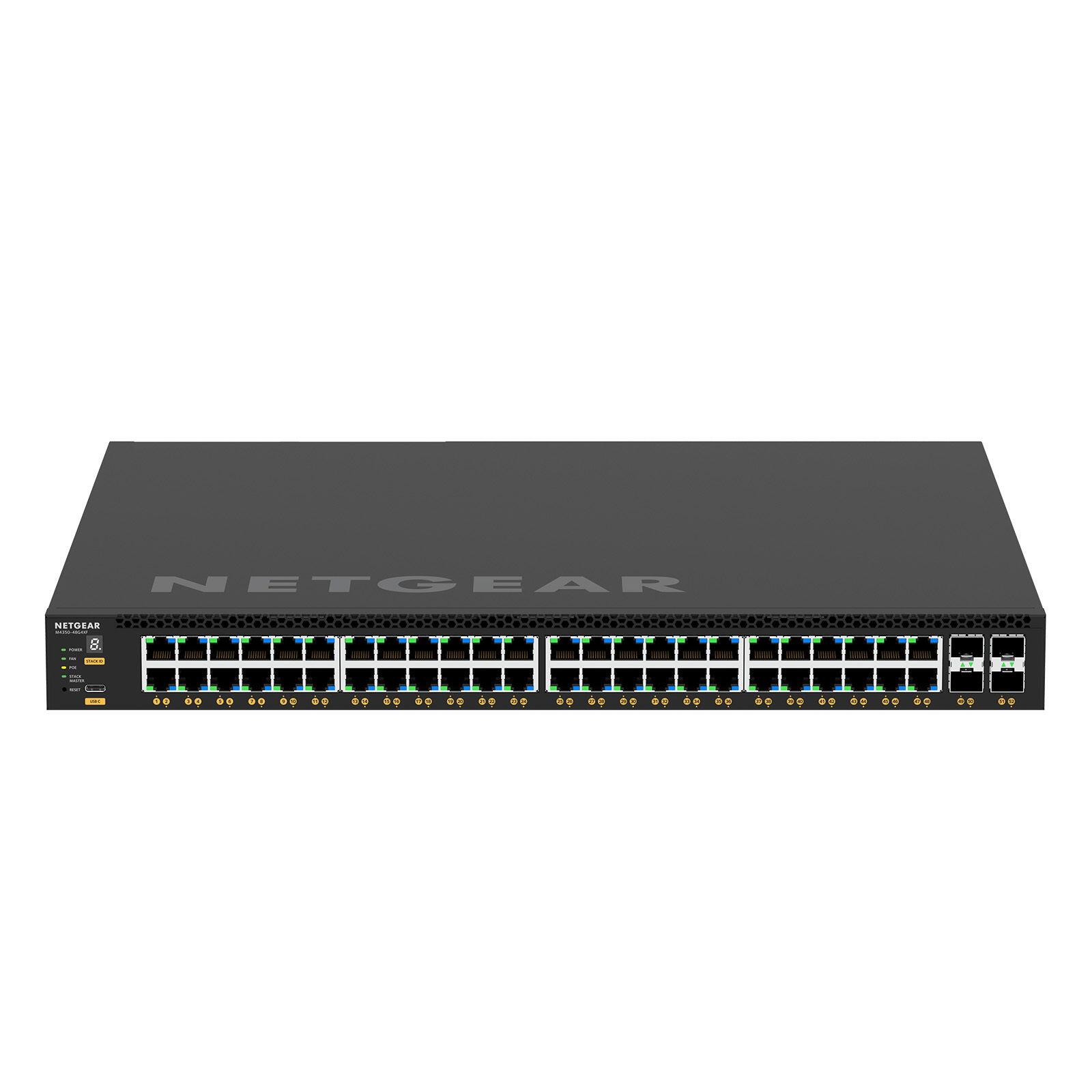 Netgear AV M4350-48G4XF Fully Managed Switch GSM4352-100NES