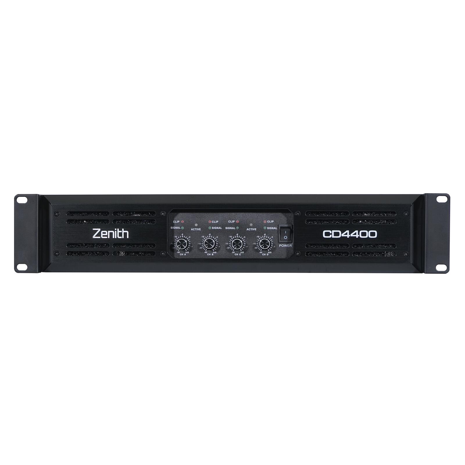 Zenith CD 4400 4 X 700W Power Amplifier