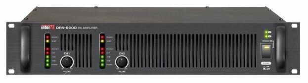 Inter-M DPA600D - 2x 600W 100v Power Amplifier 2U