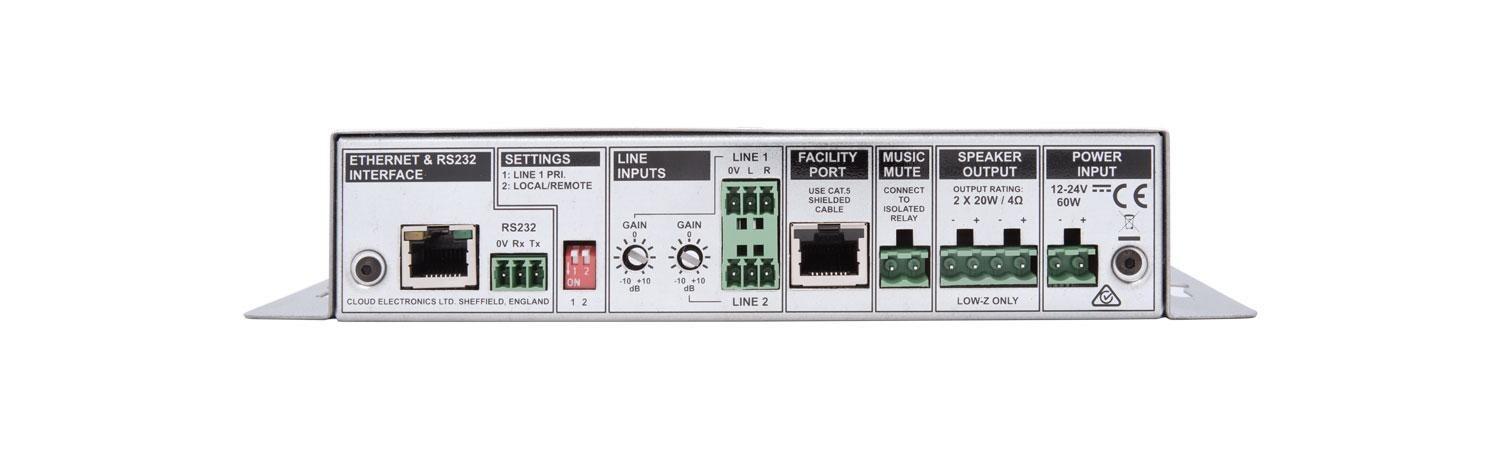 Cloud MA40E Mini Remote Mixer Amp with RS232 12V 40W 4ohm