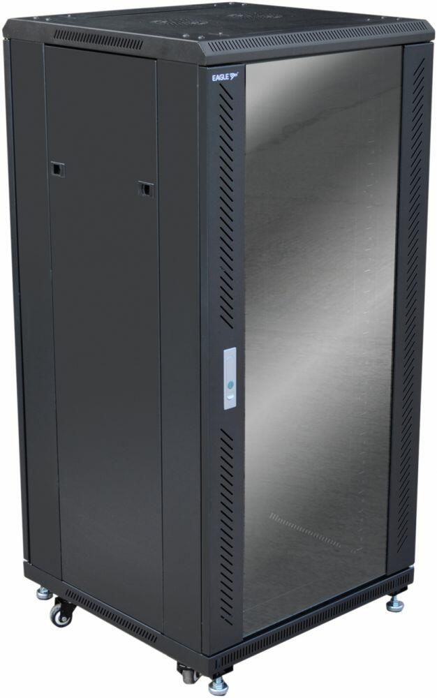 Eagle 24U Network/Data Rack Cabinet with Glass Door (P701)