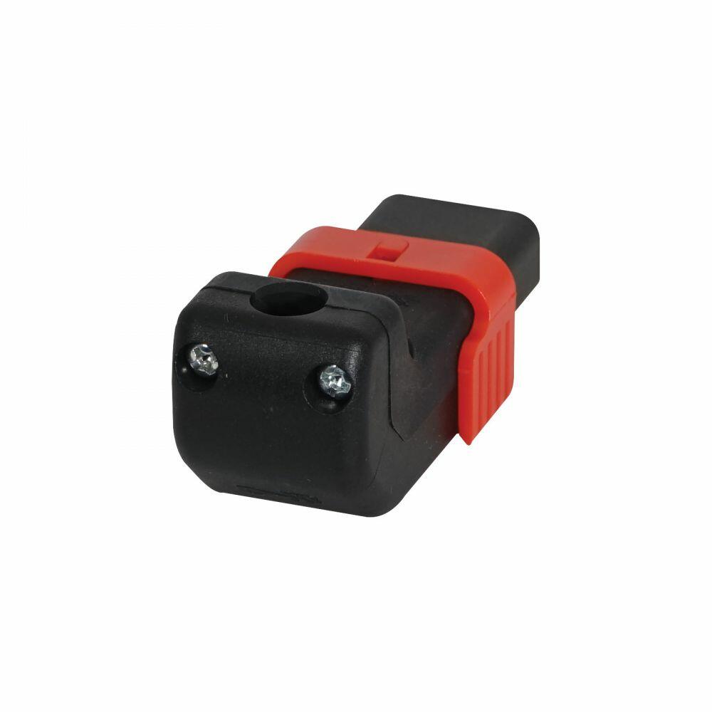 IEC LOCK IEC C13 Rewireable Socket (Up/Down)