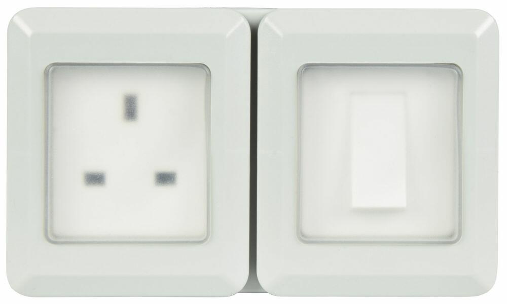 Mercury IP55 Single switch and Socket - 429.919UK