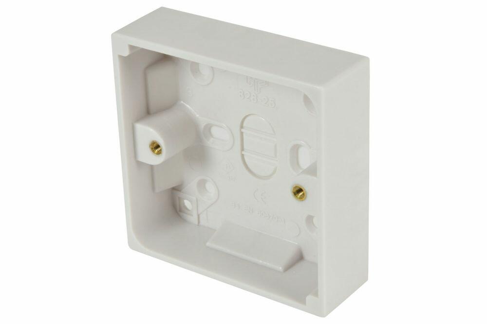 Mercury WA28 Single surface box, 25mm - 429.923UK (pack of 20)