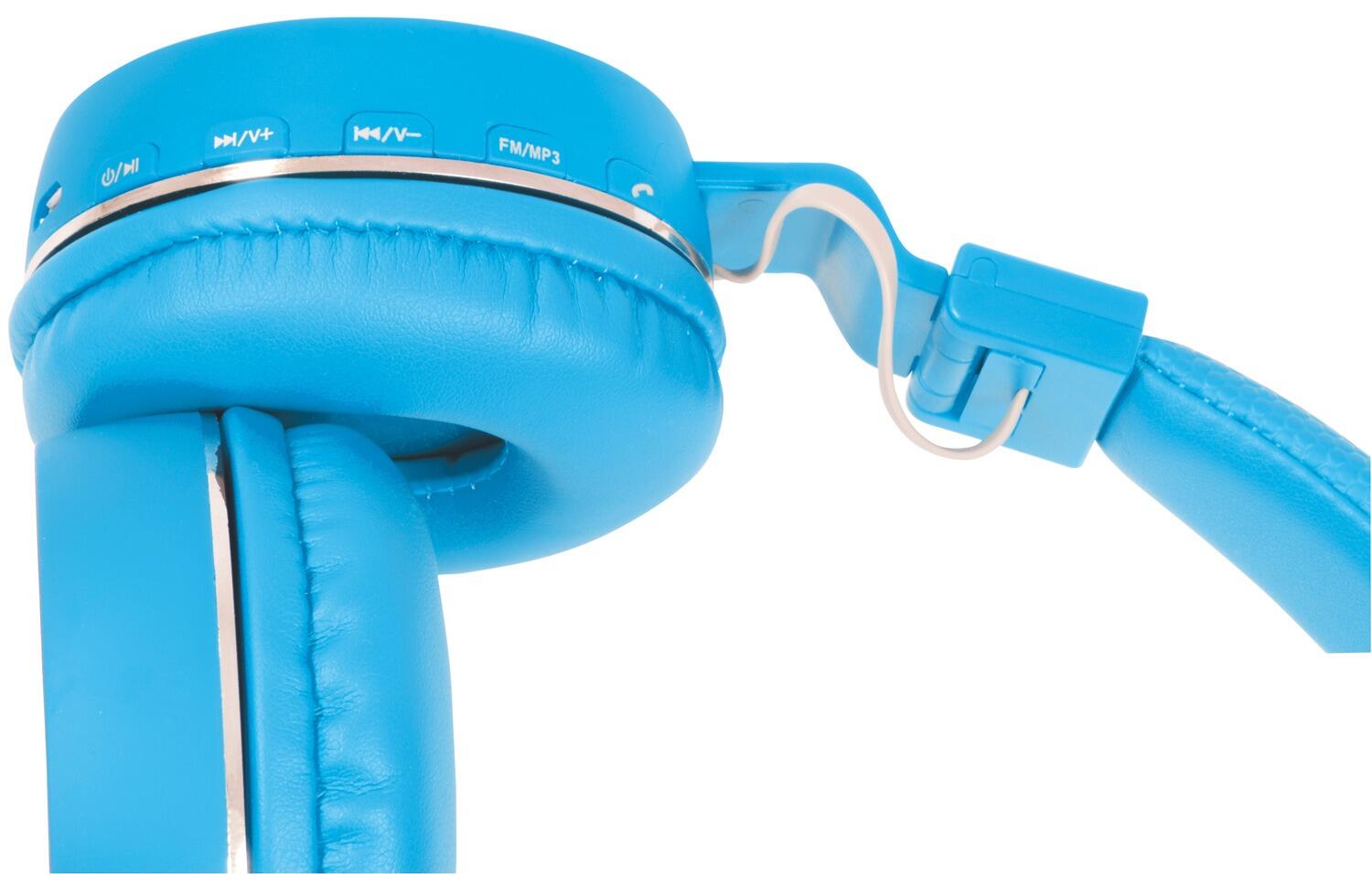AV:Link Wireless Bluetooth Headphones - Blue - 100.553UK
