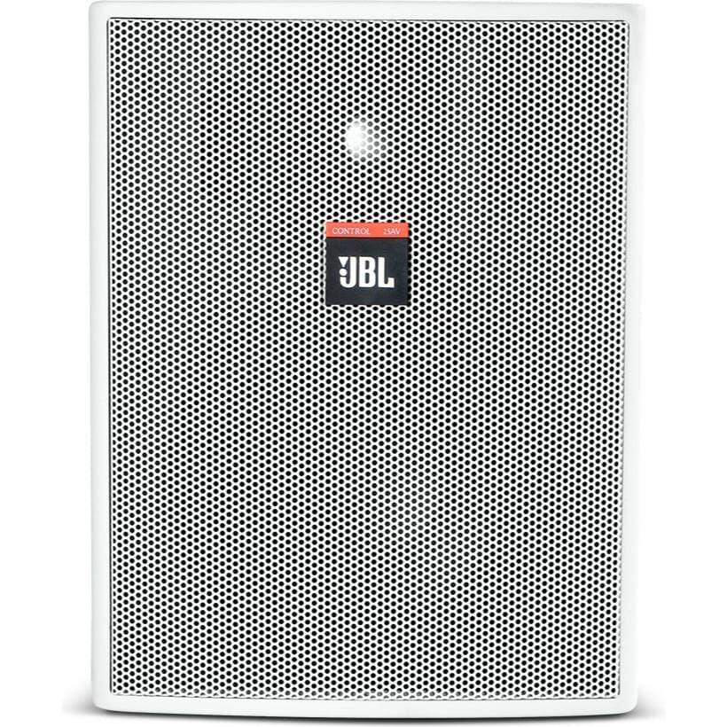 JBL Control 25AV-LS-WH Loudspeaker for Life Safety Applications, White ...