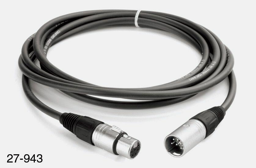 TecPro Dual Circuit Cable (XLR 6 Pin) - 10m