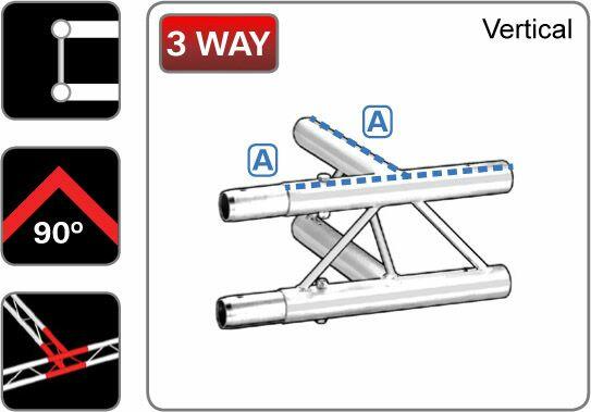 Trilite 1LDJ3V Ladder Truss Junction