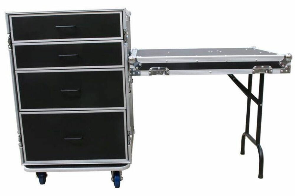 Cobra Case FC67 Universal Draw Case (4 Drawers) with Table, w/wheels ...