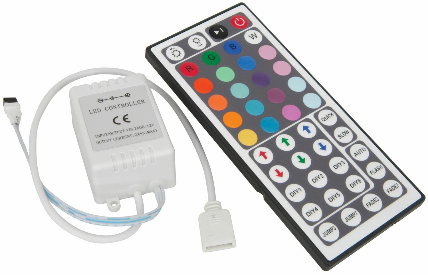 LYYT RGB Tape controller with 44 key multi function IR remote 153.751UK
