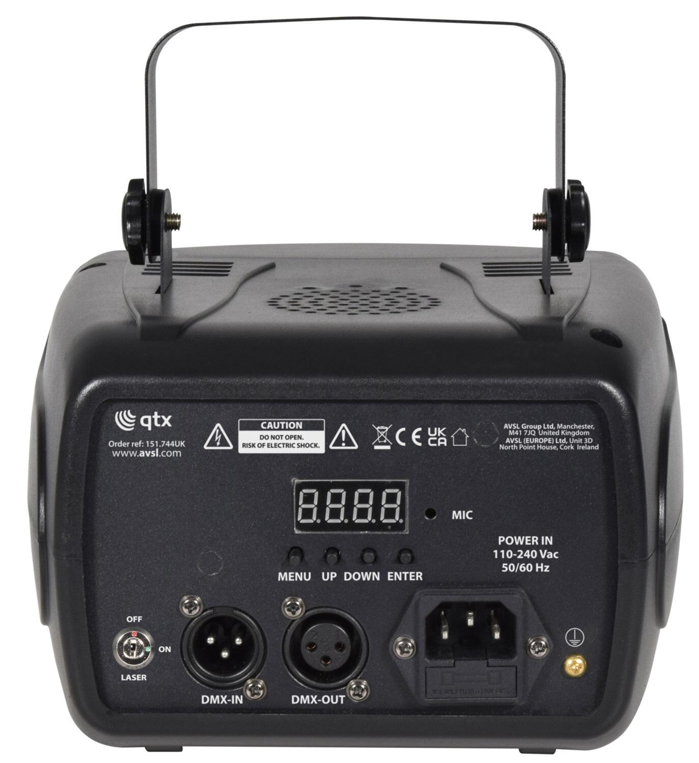 QTX Butterfly: 3-in-1 LED & Laser Effect