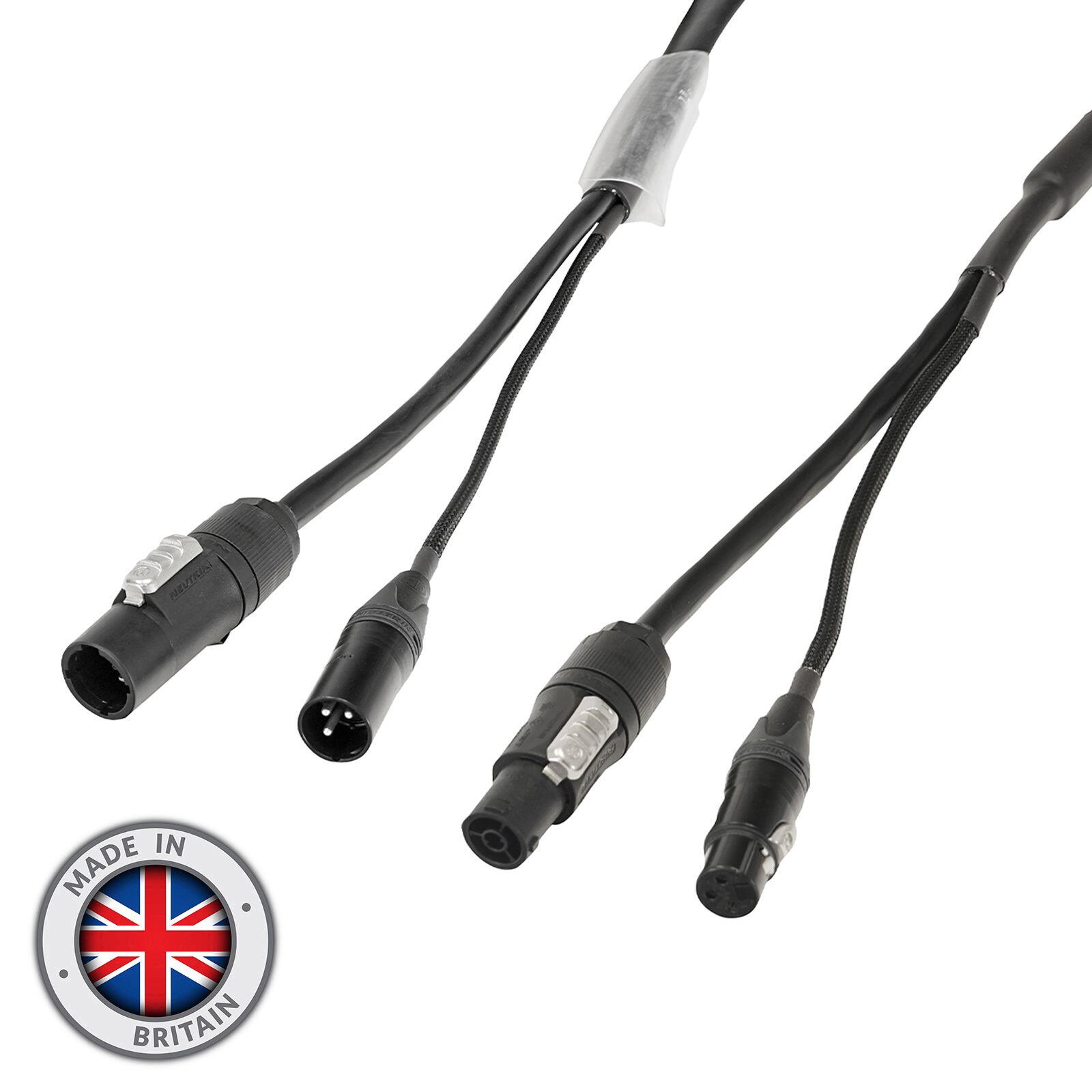Elumen8 10m Combi 2.5mm Neutrik powerCON TRUE1 / 3-Pin DMX Cable