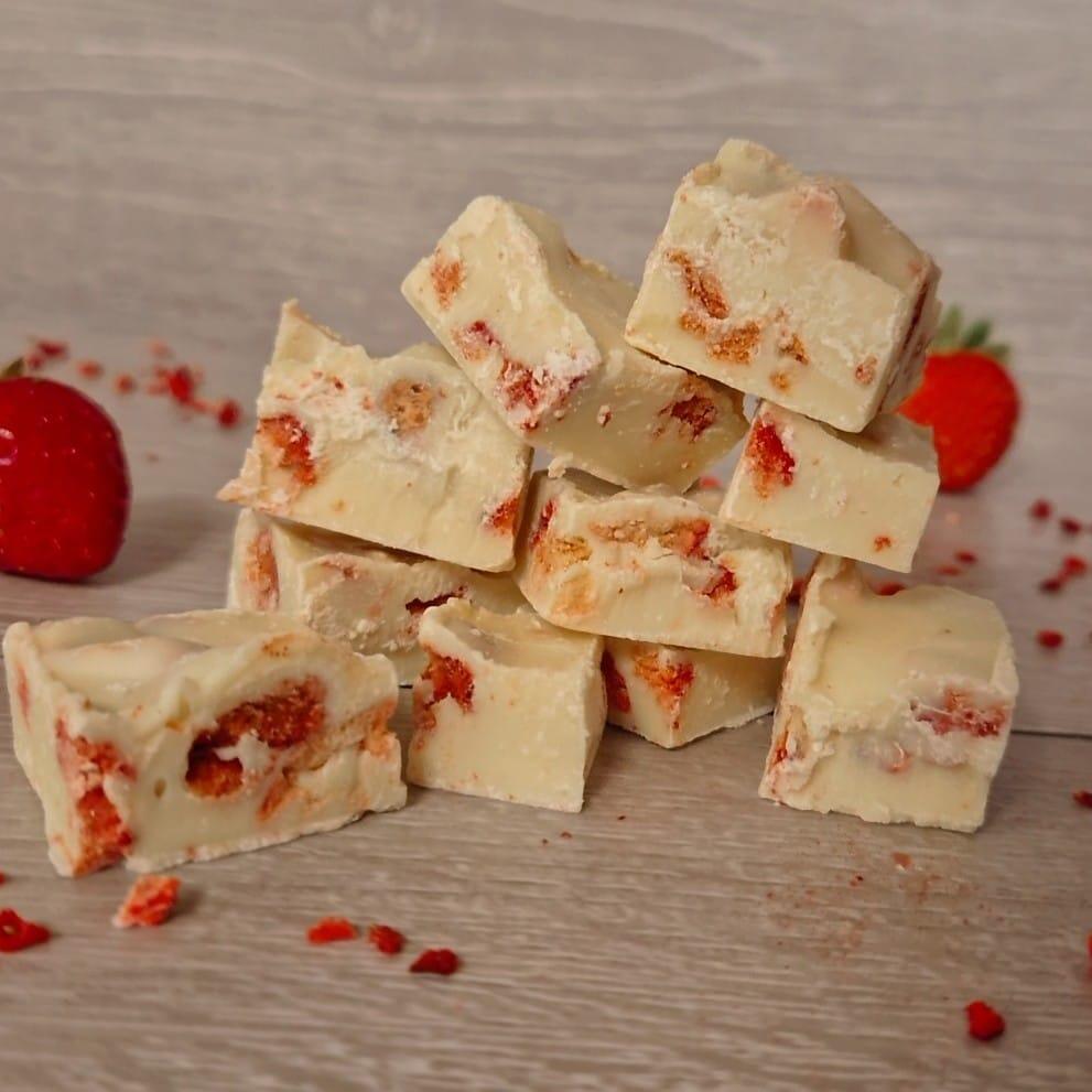 Strawberry White Chunky Chocolate
