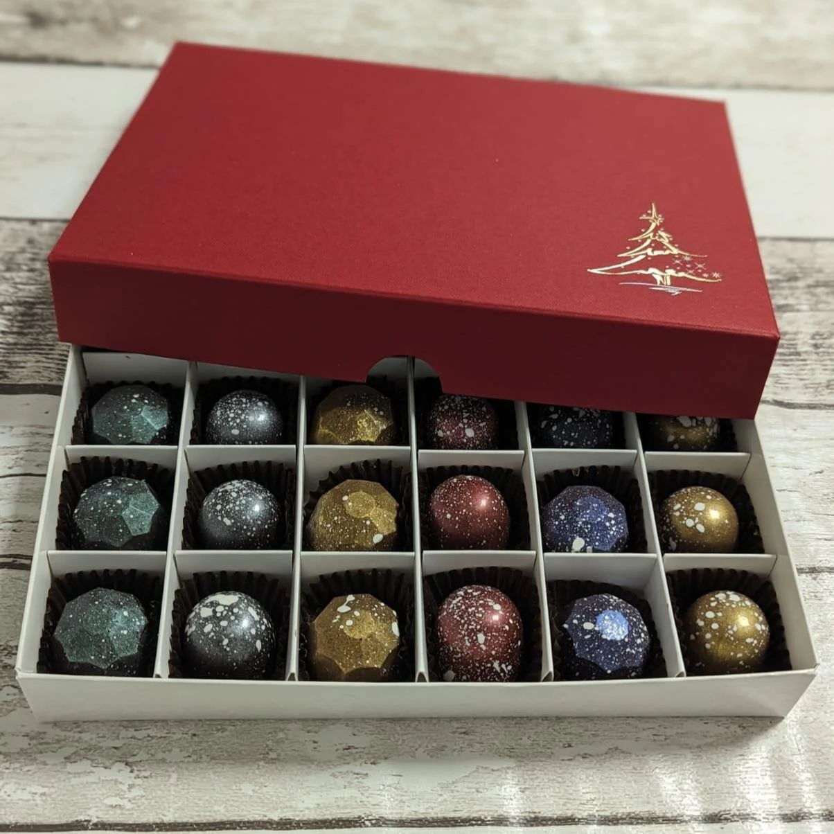 Christmas Collection - Box of 24 Luxury Christmas Chocolates