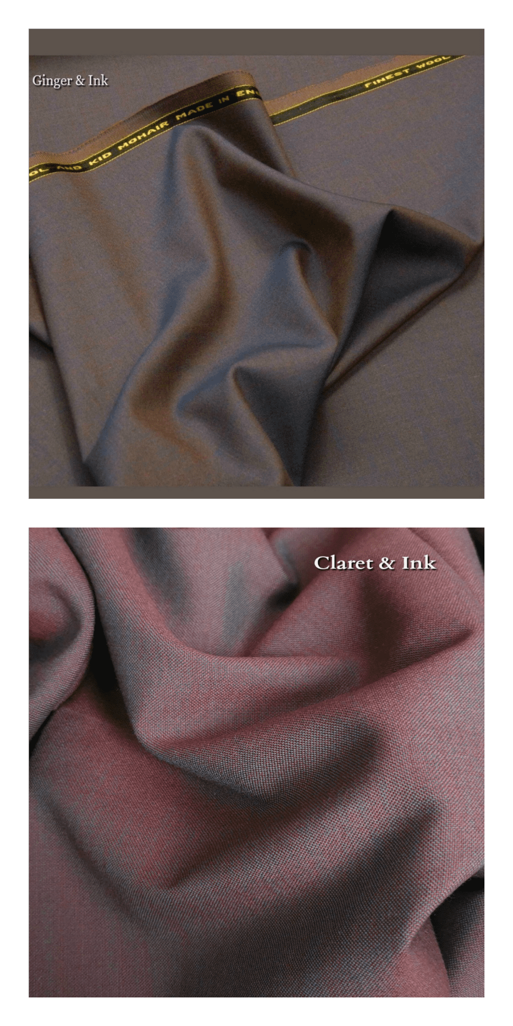 &Grayson& Two Tone Suit Claret & Ginger