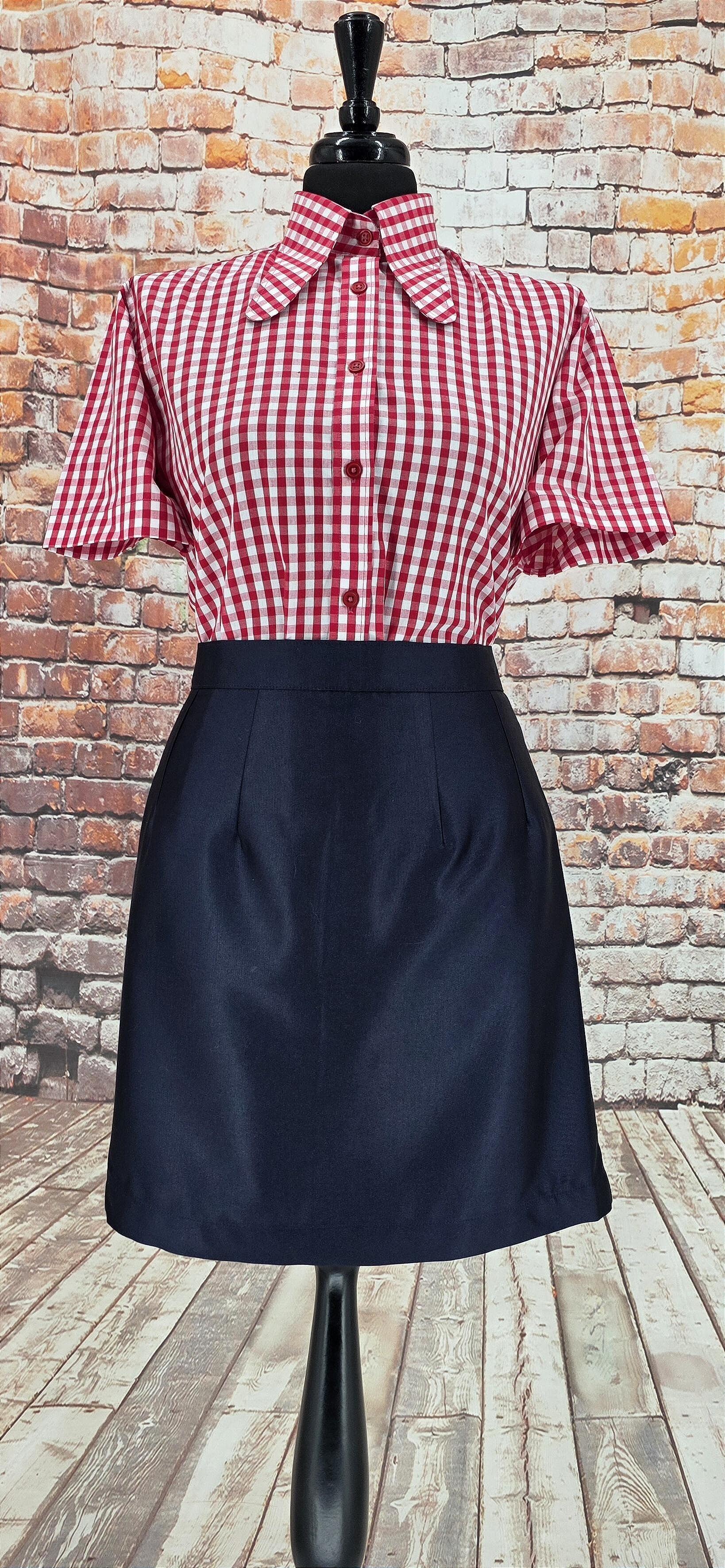 Melanie – Rich Navy Tonic Suit | Modclothin® Vintage Elegance