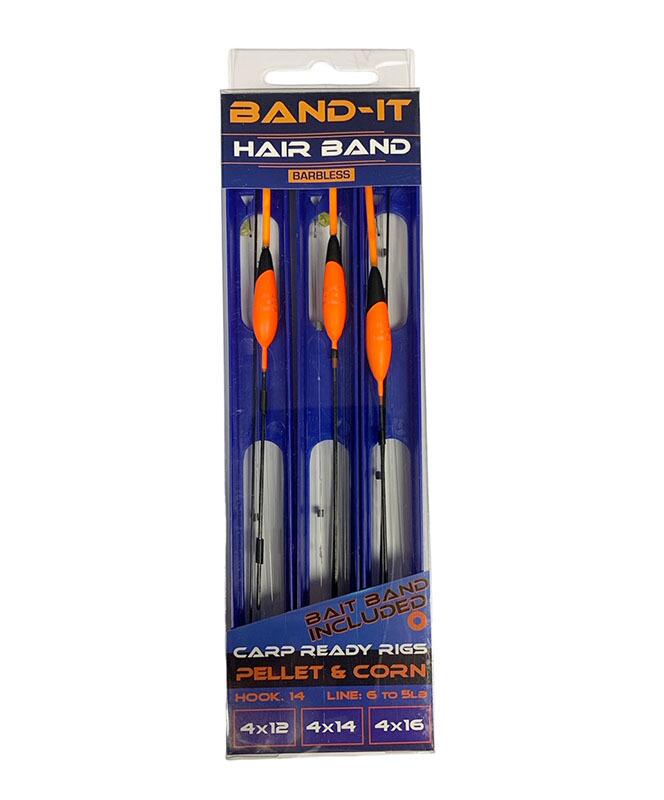 Band-It Hair Band Barbless Pellet & Corn Pole Rigs