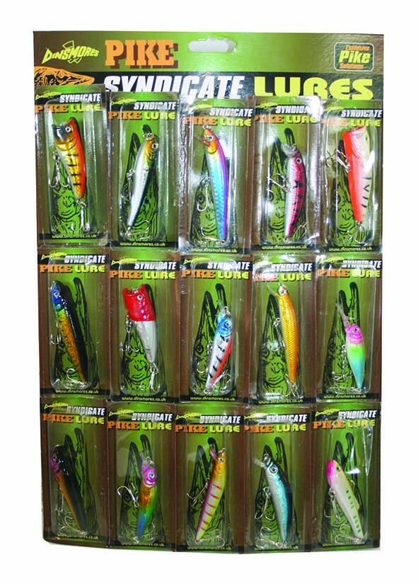 SYNDICATE PIKE MIXED LURE SET (15PCS)