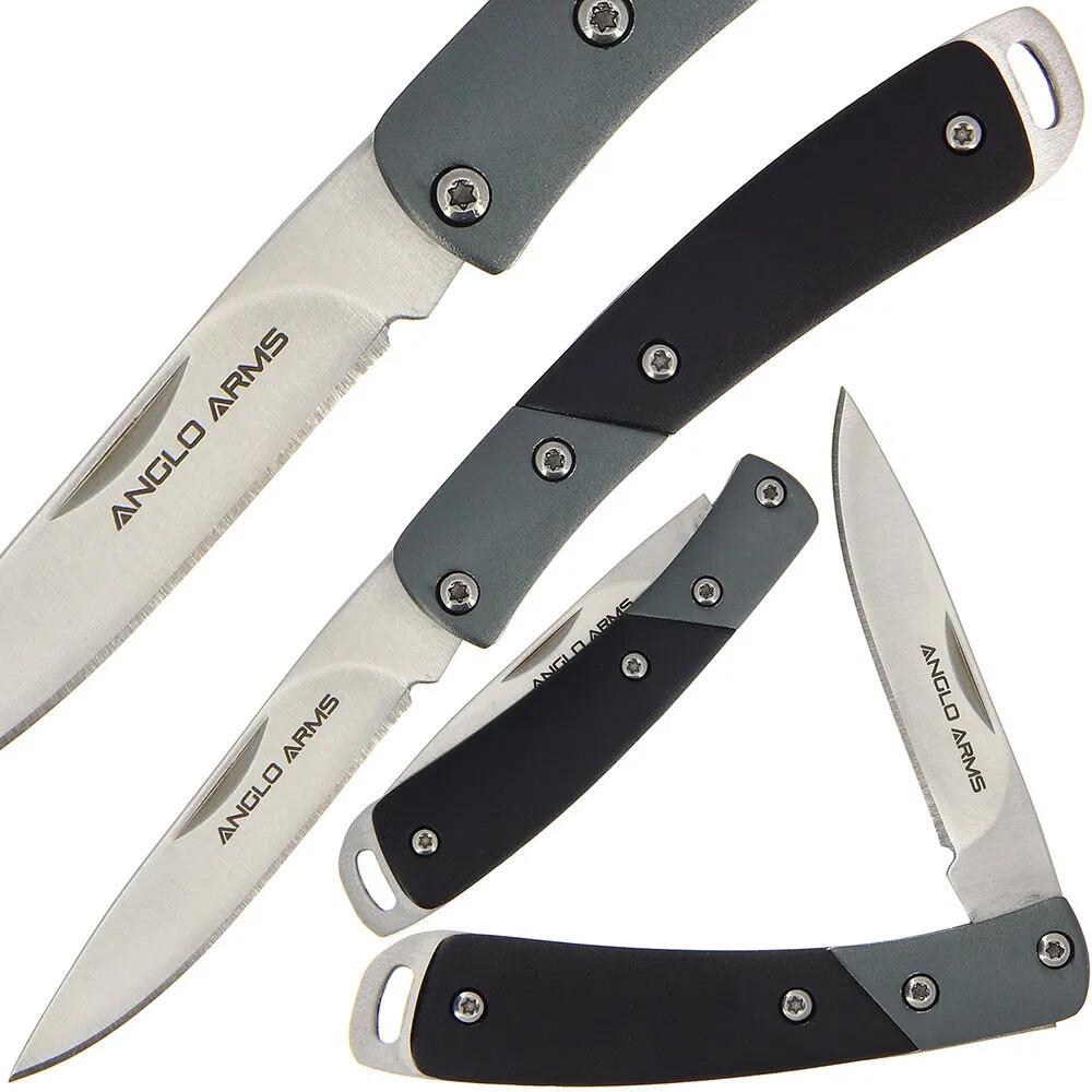 Anglo Arms EDC Knife - Two Tone Wooden Handle (119)