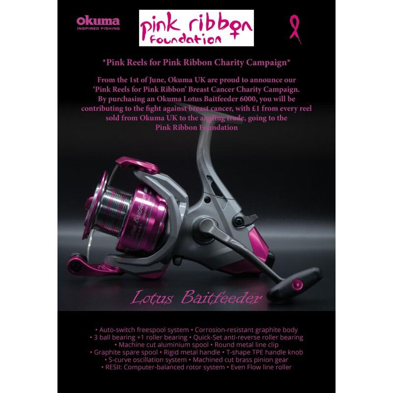 OKUMA LOTUS BAITFEEDER REEL