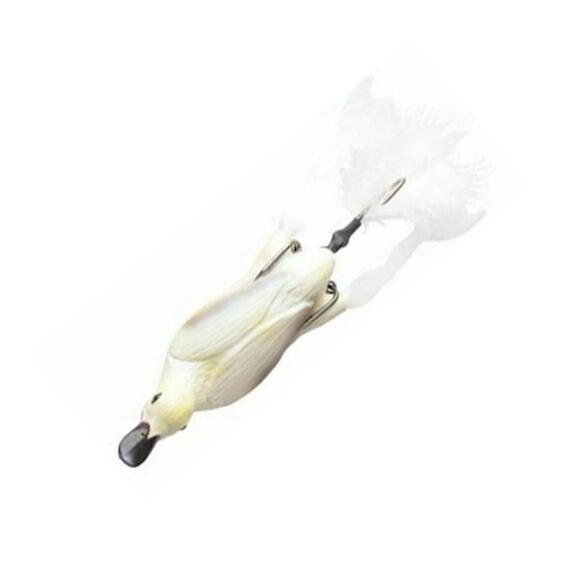 Savage Gear 3D Hollow Duckling Weedless Lure 100mm 40g Floating White