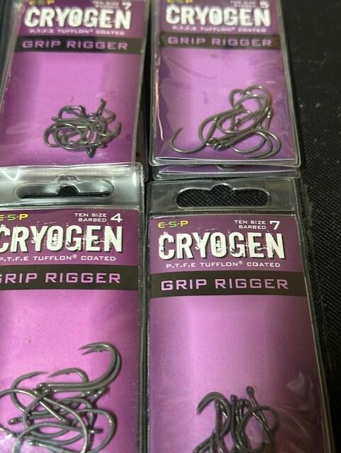 ESP Cryogen Hooks Grip Rigger Barbed
