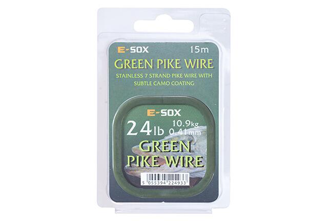 Drennan E-SOX Green Trace Pike Wire 24lb