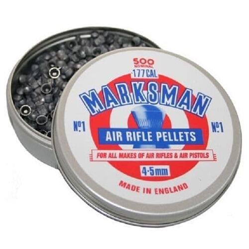 Marksman air rifle pellets, Domed, calibre 4.5 .177
