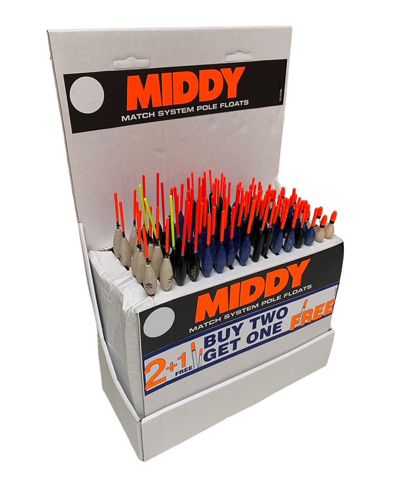 100 x Middy Match System Pole Floats