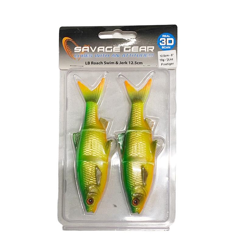 Savage Gear 3D LB Roach Swim & Jerk 12.5cm 18g 2pcs Soft Bait