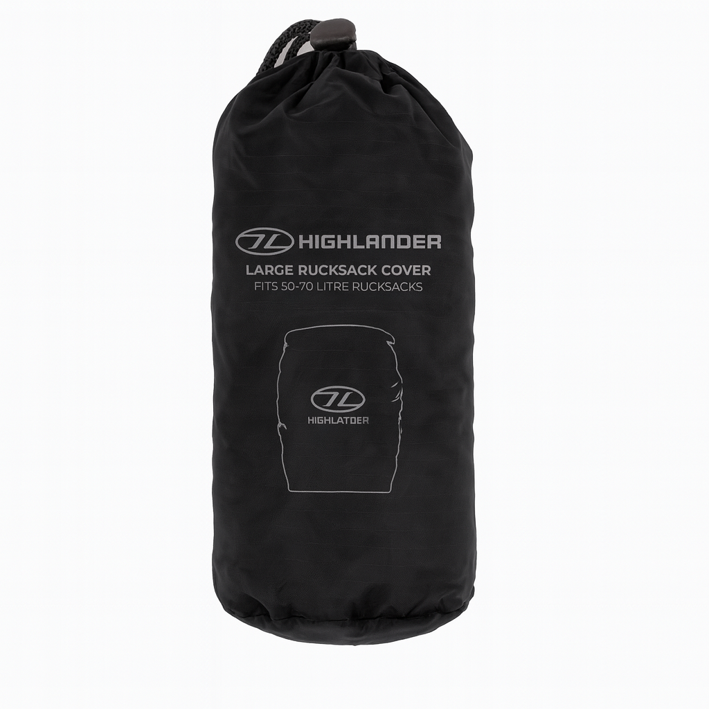 Highlander Lightweight Rucksack Rain Cover, 60L - 70L