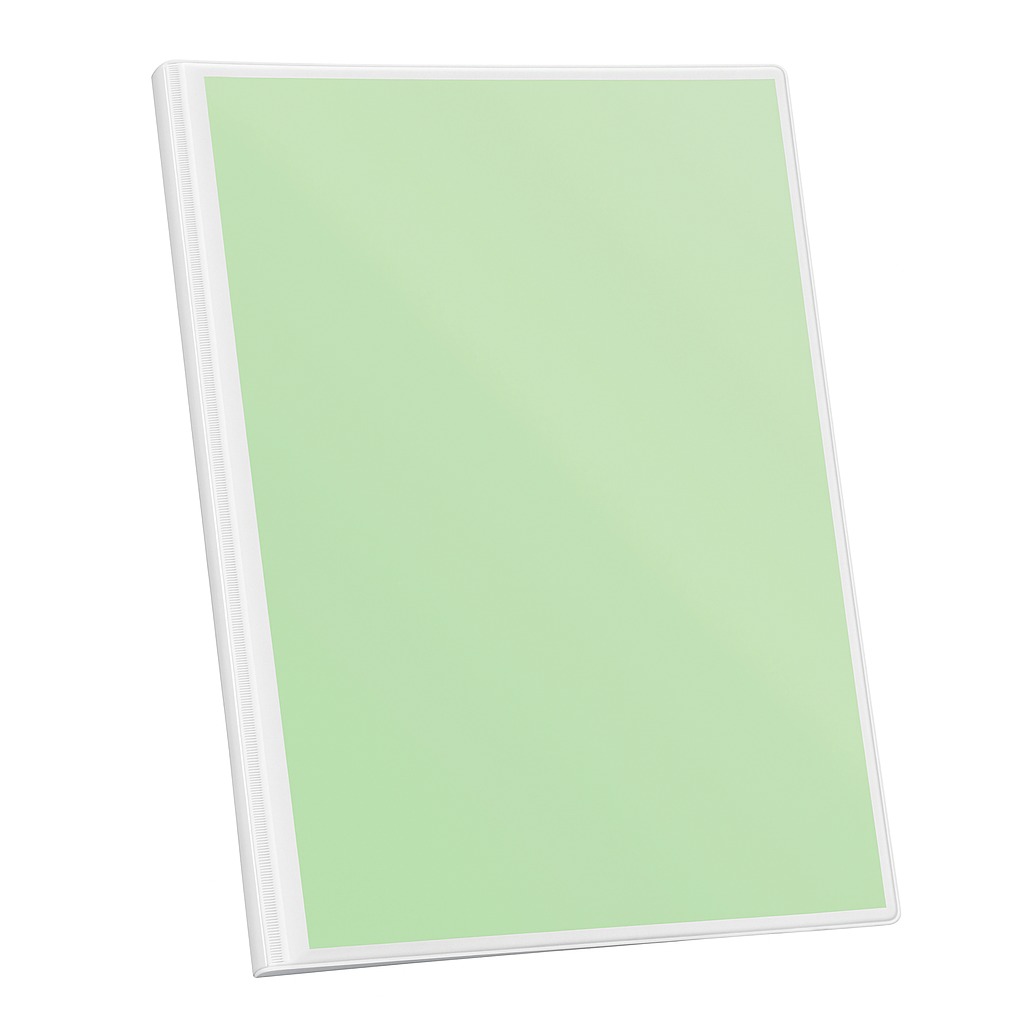 A4 Display Book with Clear Front Pocket