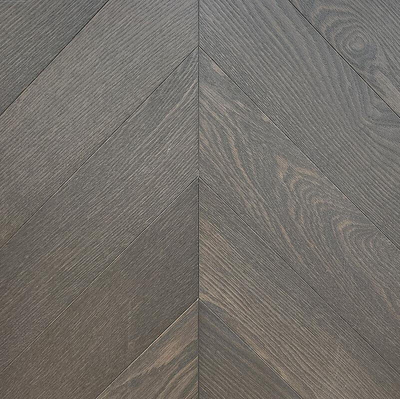 Oliver Chevron Colour Panther Oak Wood Flooring - ABC Grade Chevron