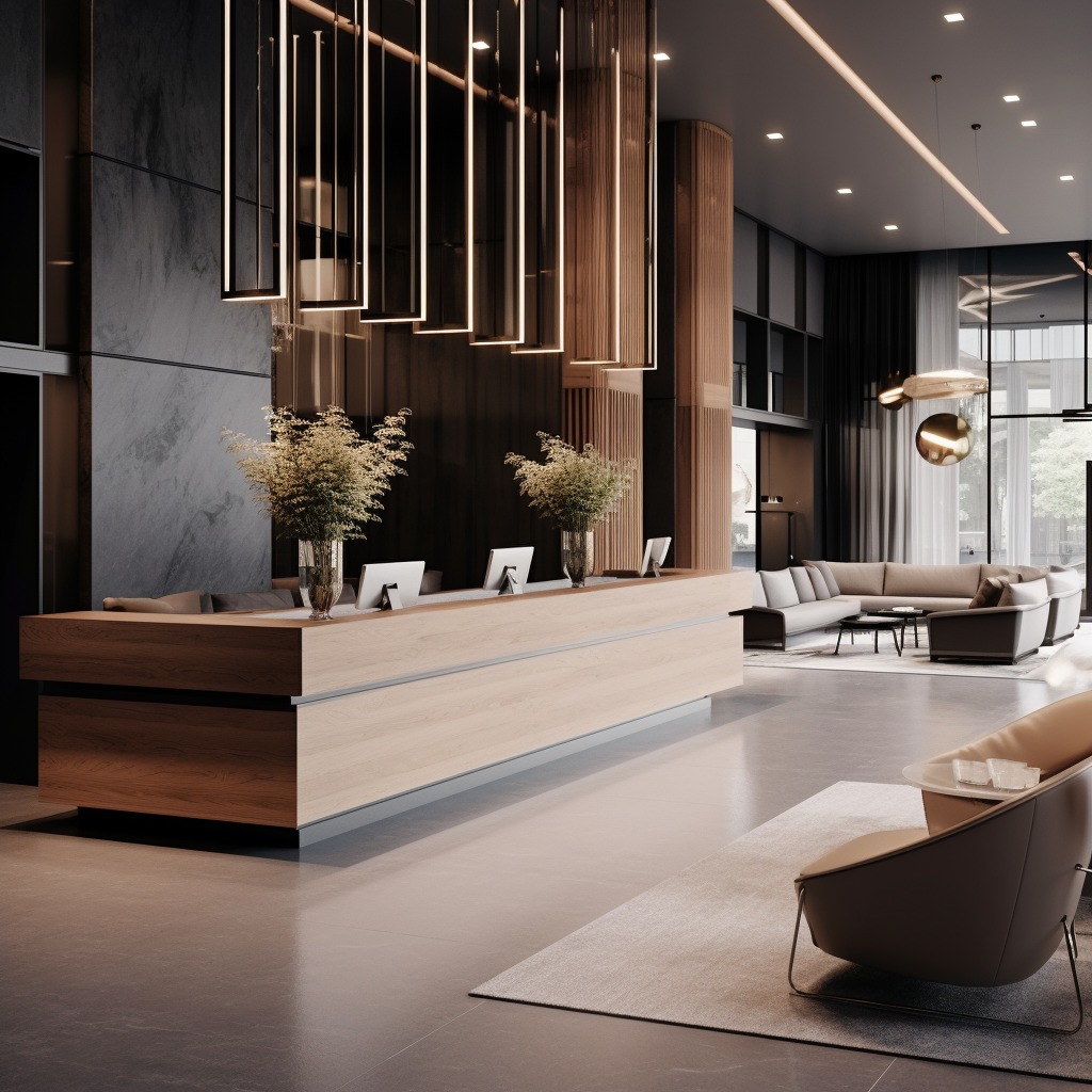 Hotel Corridor & Reception